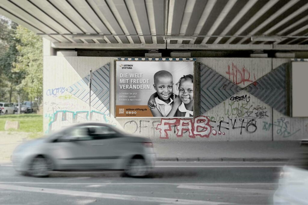 Major Poster Campaign by the Sir Peter Ustinov Foundation