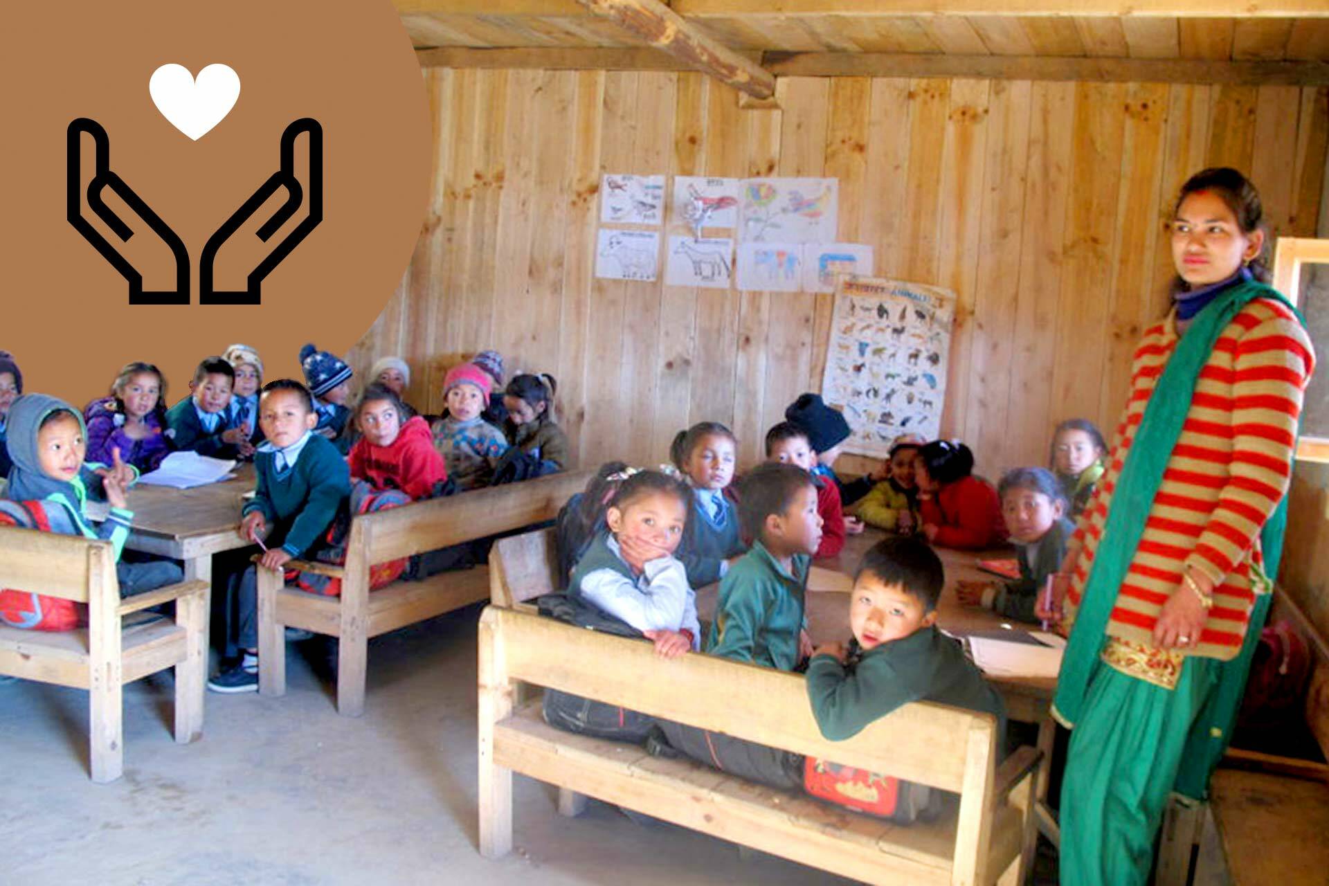 Bildung für Kinder in Nepal – Him Shikar Carène-Ustinov Schule | Sir Peter Ustinov Stiftung